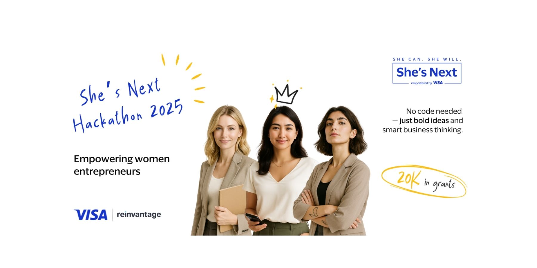 The She’s Next Hackathon 2025: Taking women entrepreneurs to the next level - She's Next ...